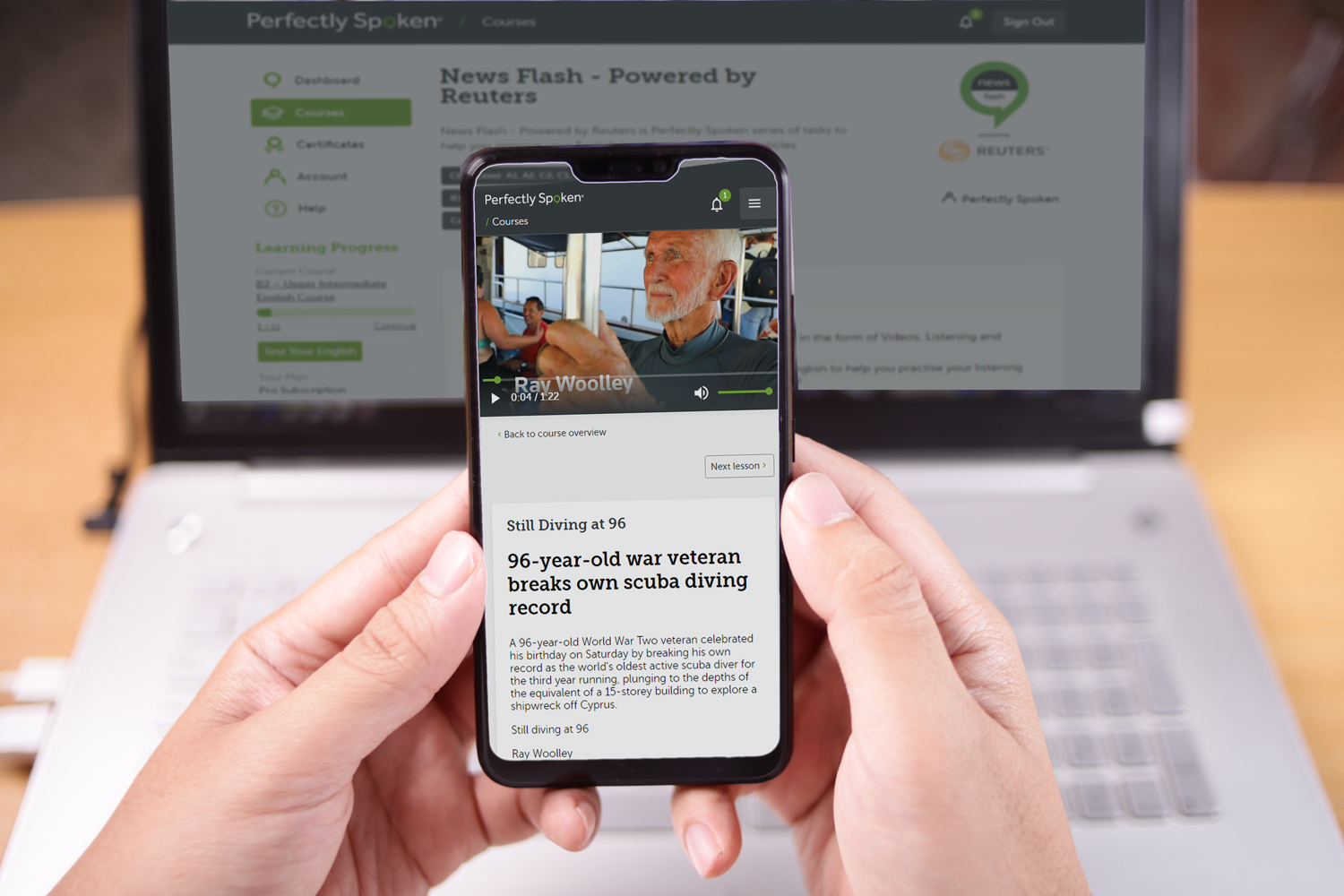 News Flash powered by Reuters - Perfectly Spoken