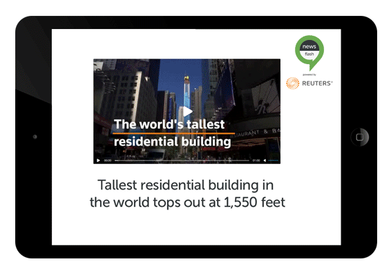 News Flash powered by Reuters - Perfectly Spoken