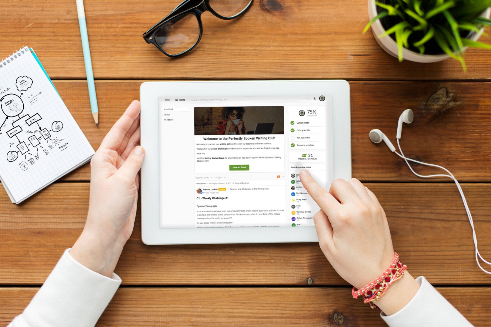 Live and Interactive English Practice - Perfectly Spoken