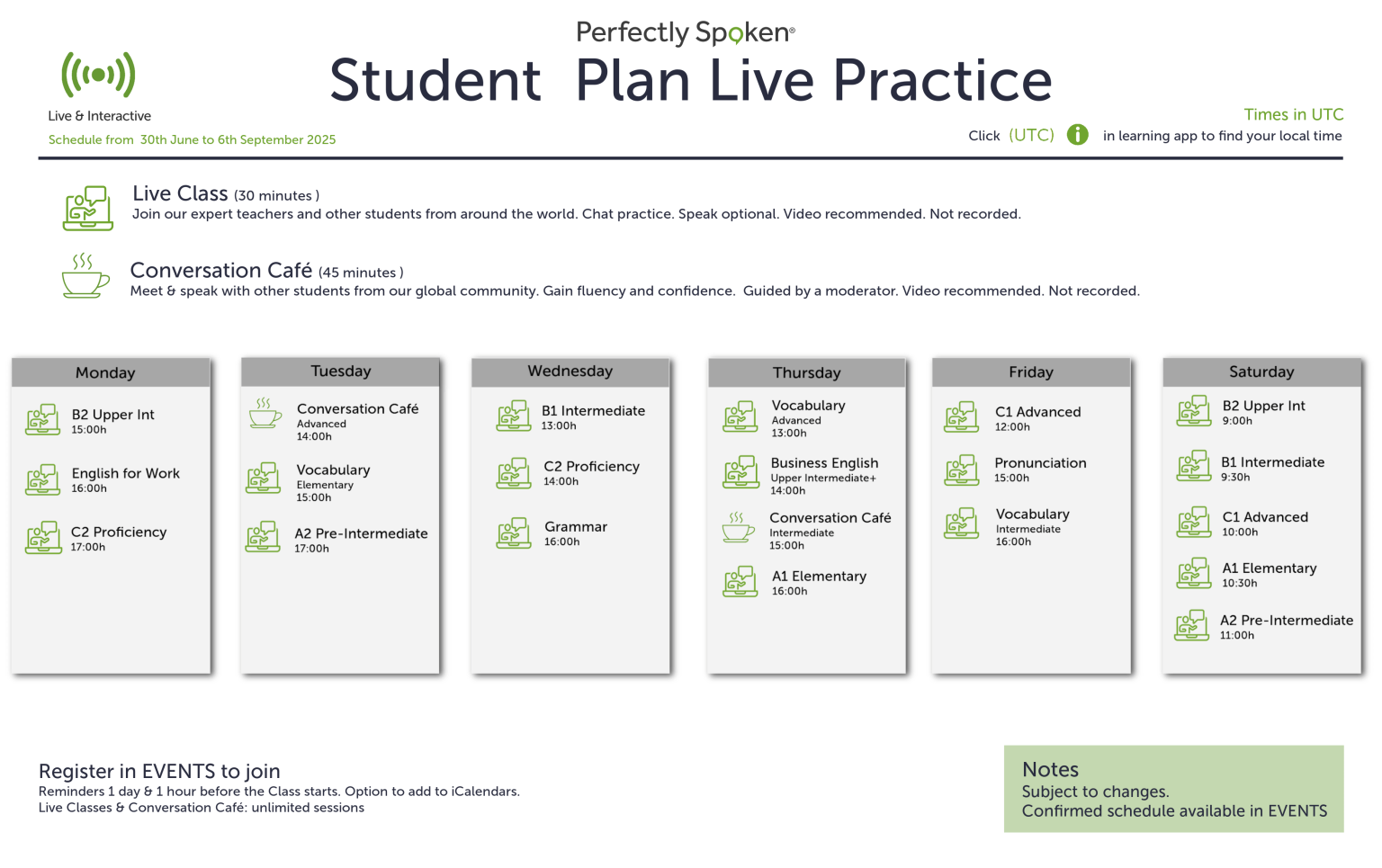 Student Plan - Perfectly Spoken